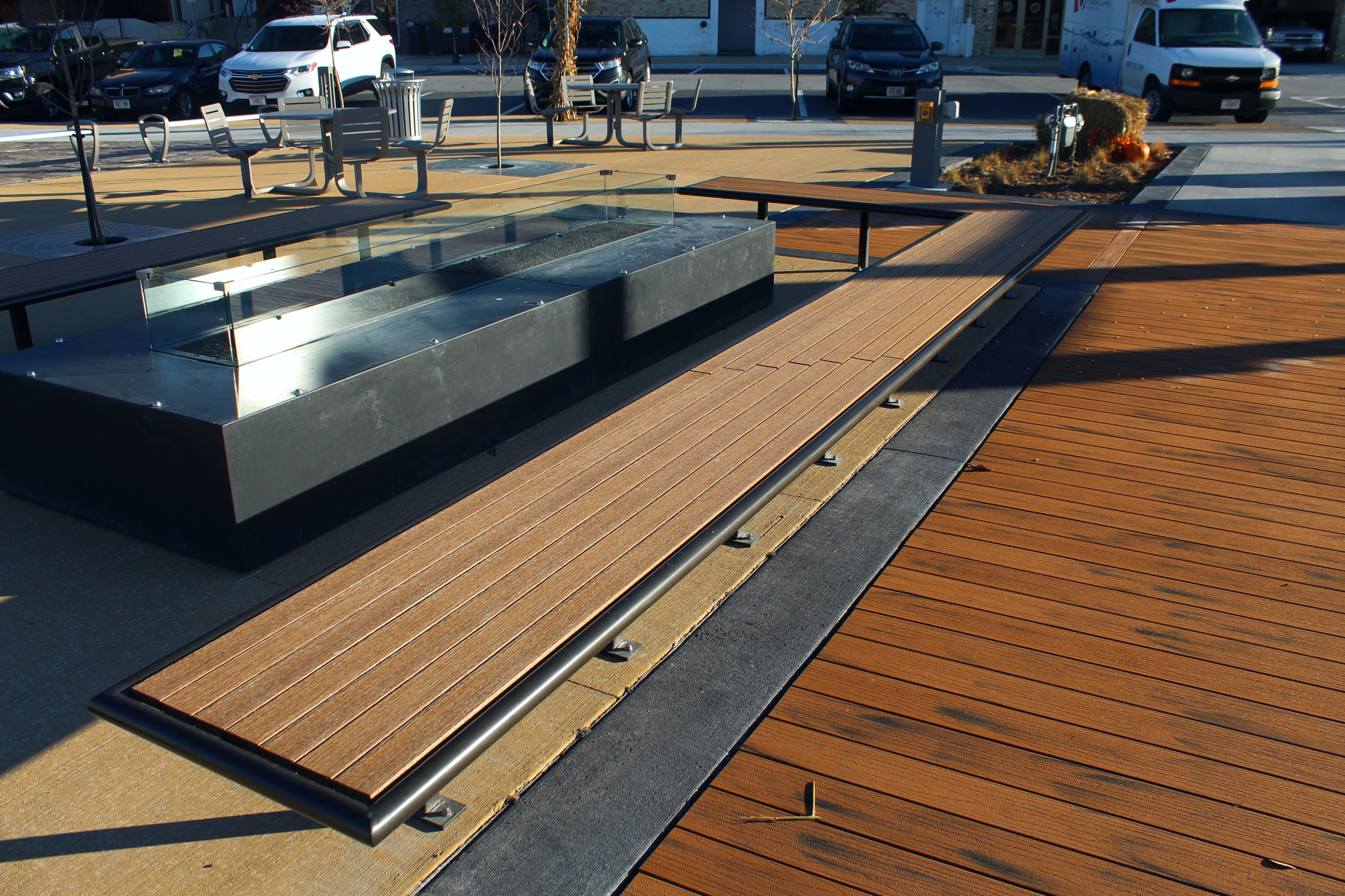 Custom Bench Adds to Fire Amenity